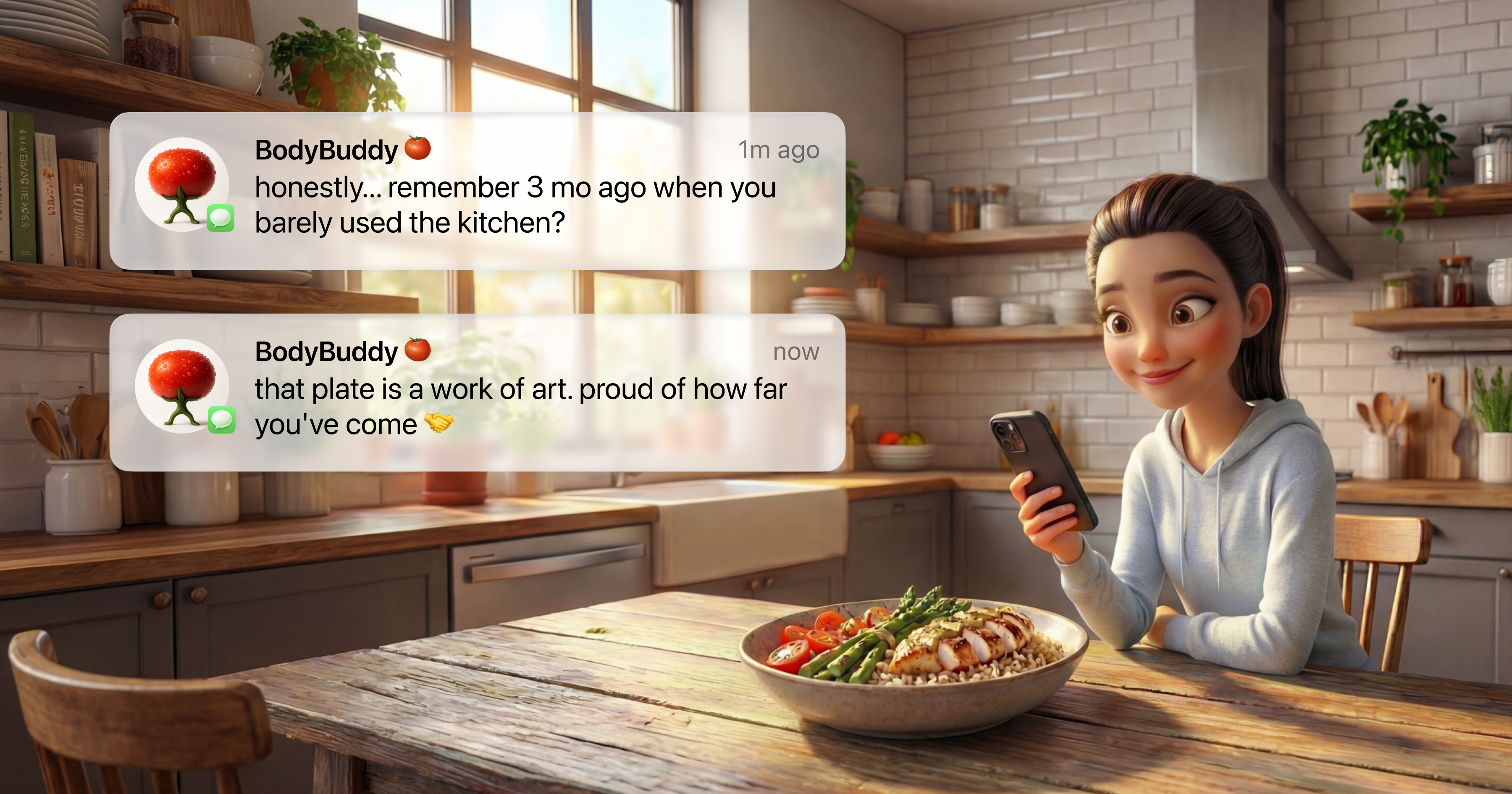 BodyBuddy - Stop starting over every Monday.